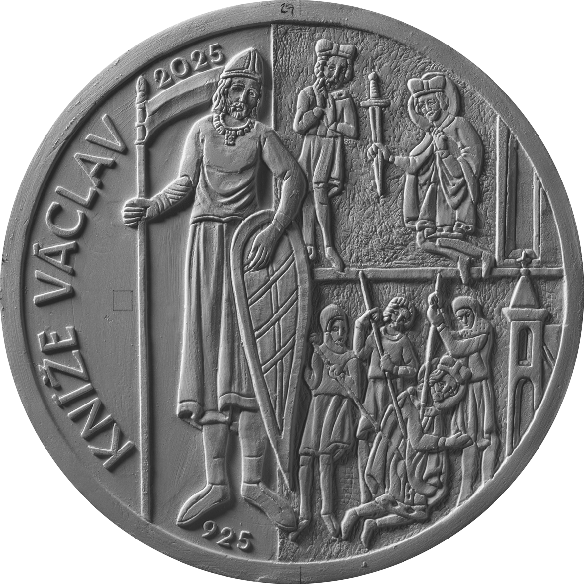 Mimořádná 10 000 Kč mince k 1100. výročí začátku vlády knížete Václava ...