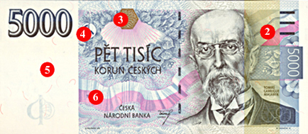 The 5000 Kč banknote - Czech National Bank
